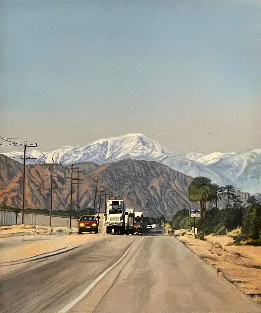 Big Bear Mirage Original - Fine Artist Michael Longhofer